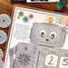 Double Digit Robot, Printable Math Activity, Elementary Math, Addition ...
