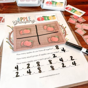 Multiplication + Division Fact Family Math Practice Set, Printable ...