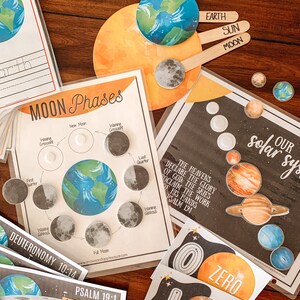 Space Unit Study, Printable Outer Space Curriculum, Kindergarten ...
