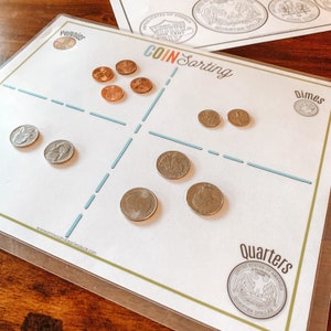 Kids Money Activity, US Coins, Kindergarten Math Game, Learning Money ...