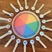 Preschool Color Matching Game Wheel, Teaching Kids Colors Activity ...