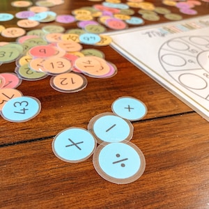 Math Wheel, Printable Arithmetic Wheel, Addition, Subtraction, Division ...