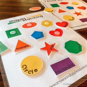 Shapes Activities Bundle, Printable Shape Game, Preschool Shapes, 3D ...