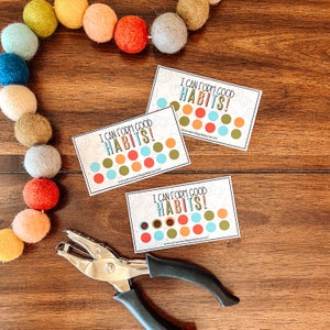 Habit Trackers, Kids Rewards Chart, Punch Cards, Life Skills, Daily ...