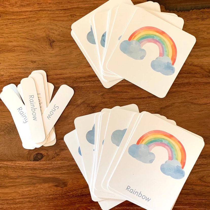 Montessori Weather Activity Set Printable Homeschool Weather - Etsy ...