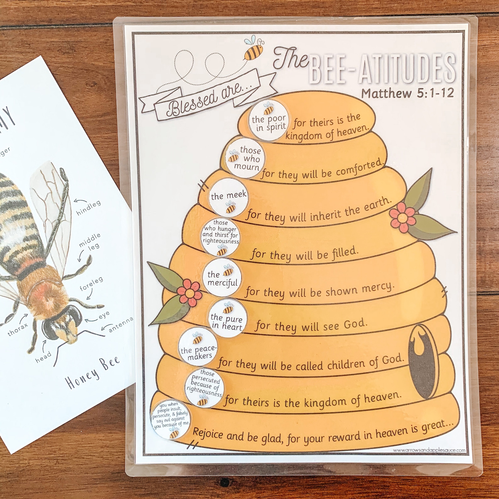 Beatitudes Kids Activity Printable Bible Verse Game Bible | Etsy