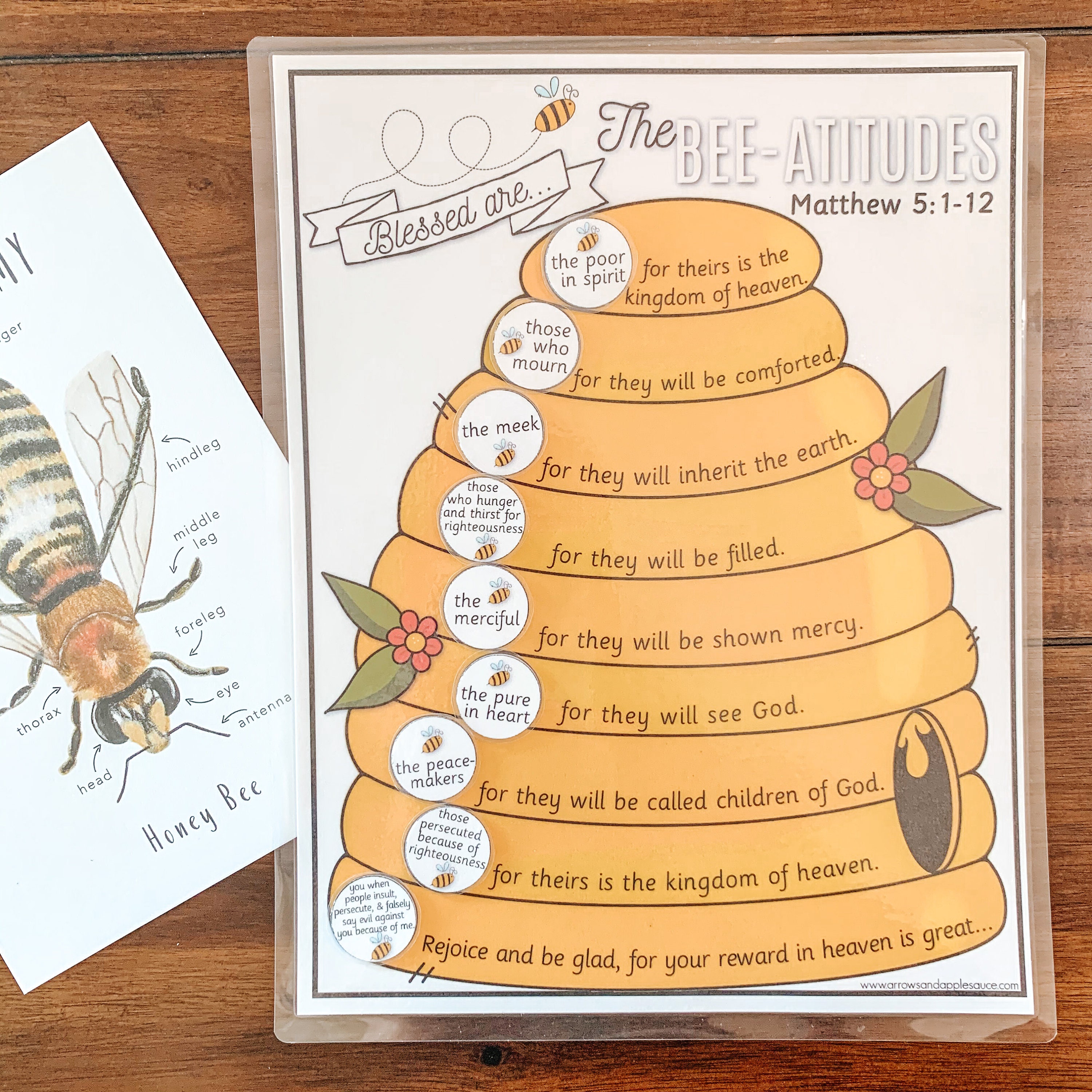 Buy Beatitudes Kids Activity, Printable Bible Verse Game, Bible Study ...