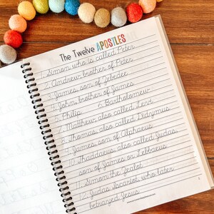 Cursive Bible Verse Printable Tracing Workbook, ESV Scripture ...