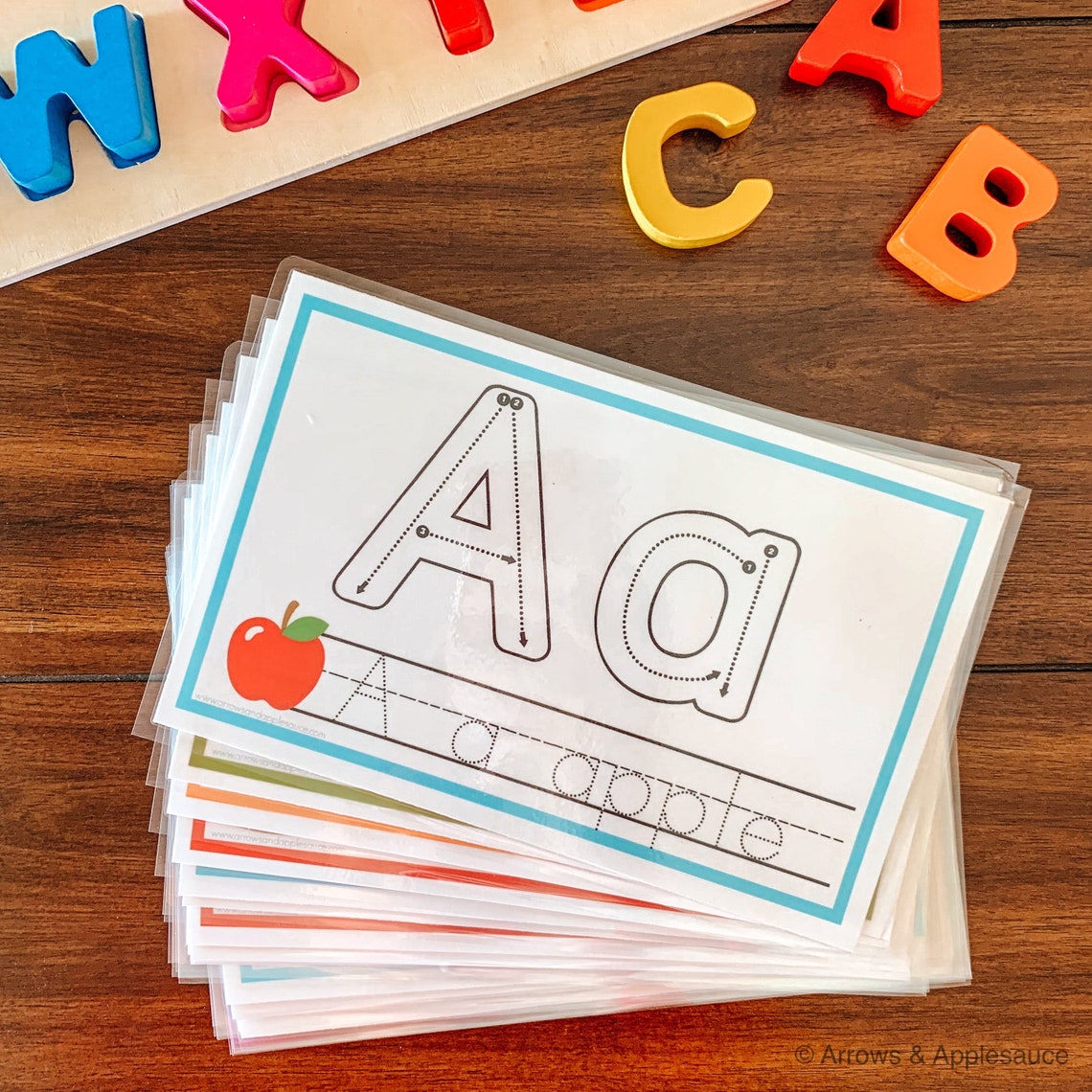 Alphabet Flashcards Printable Oversized ABC Cards Jumbo - Etsy
