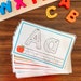 Alphabet Flashcards, Printable Oversized ABC Cards, Jumbo Tracing Cards ...