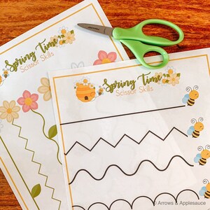 Spring Time Printable Activity Bundle, Scissor Skills Worksheet ...
