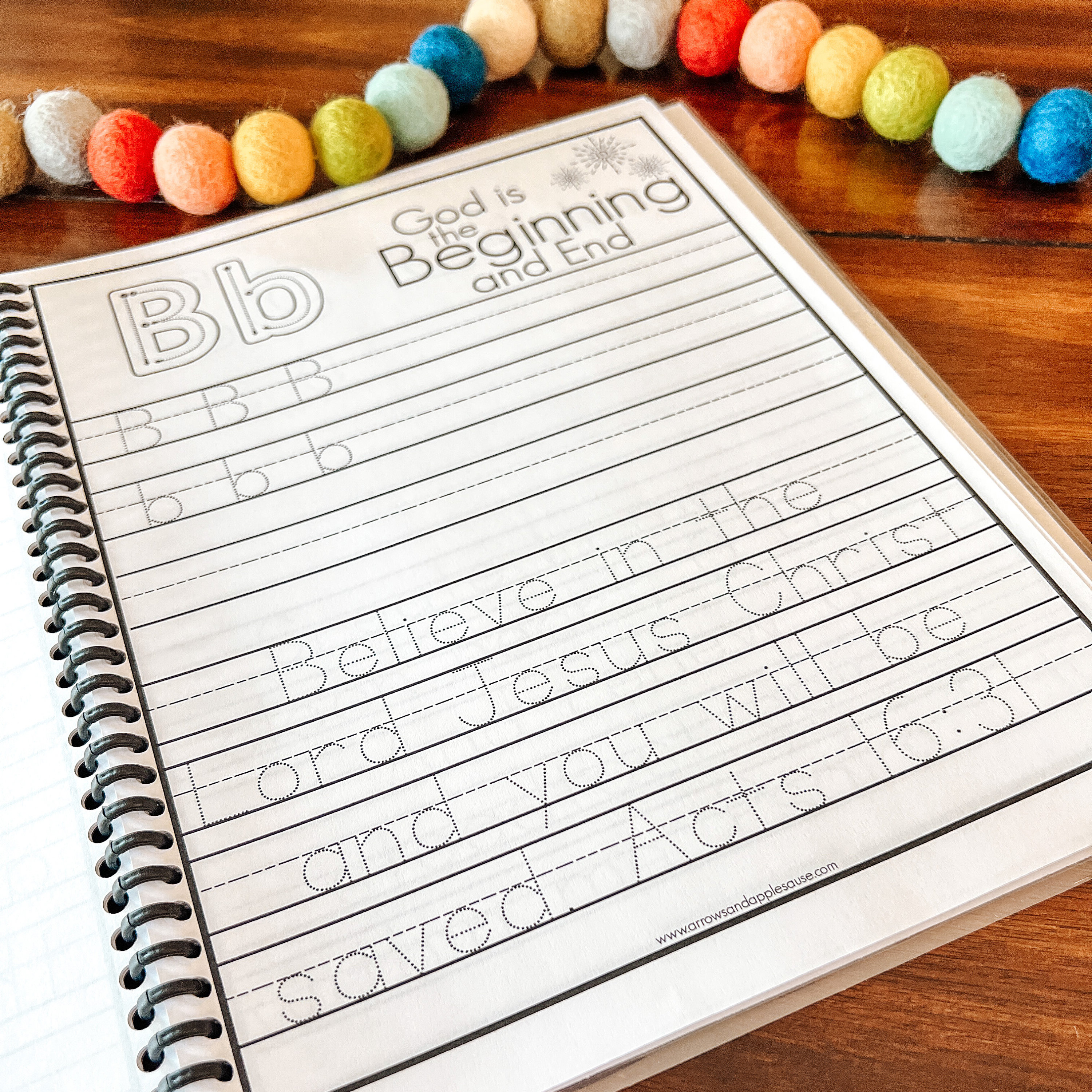 Bible Verse Tracing Pages, Printable Alphabet Worksheets, Penmanship ...