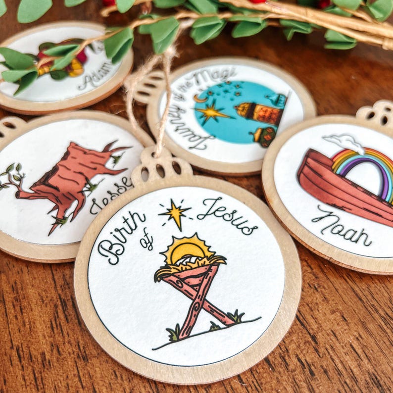 Jesse Tree Printable Advent Activities, Christmas Countdown Tradition ...