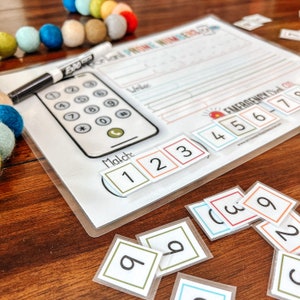 Phone Number Kids Activity, Phone Number Practice, About Me Learning ...