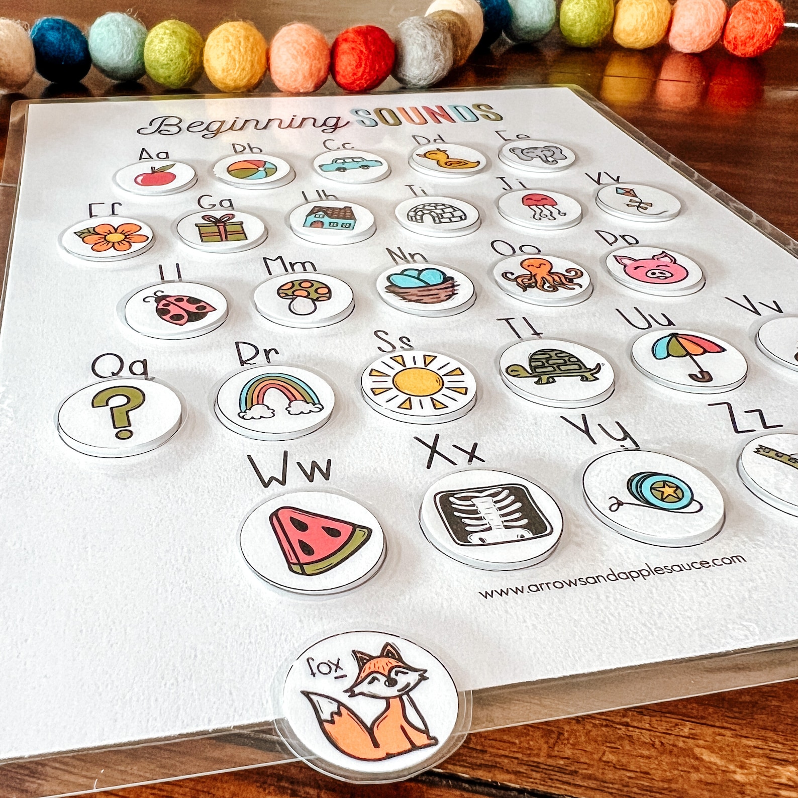 Beginning Sounds Printable Alphabet Game Preschool - Etsy