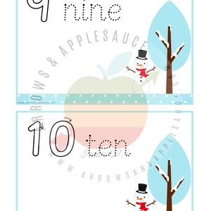 Preschool Math Printable Winter Activity Pack, Homeschool Printables ...