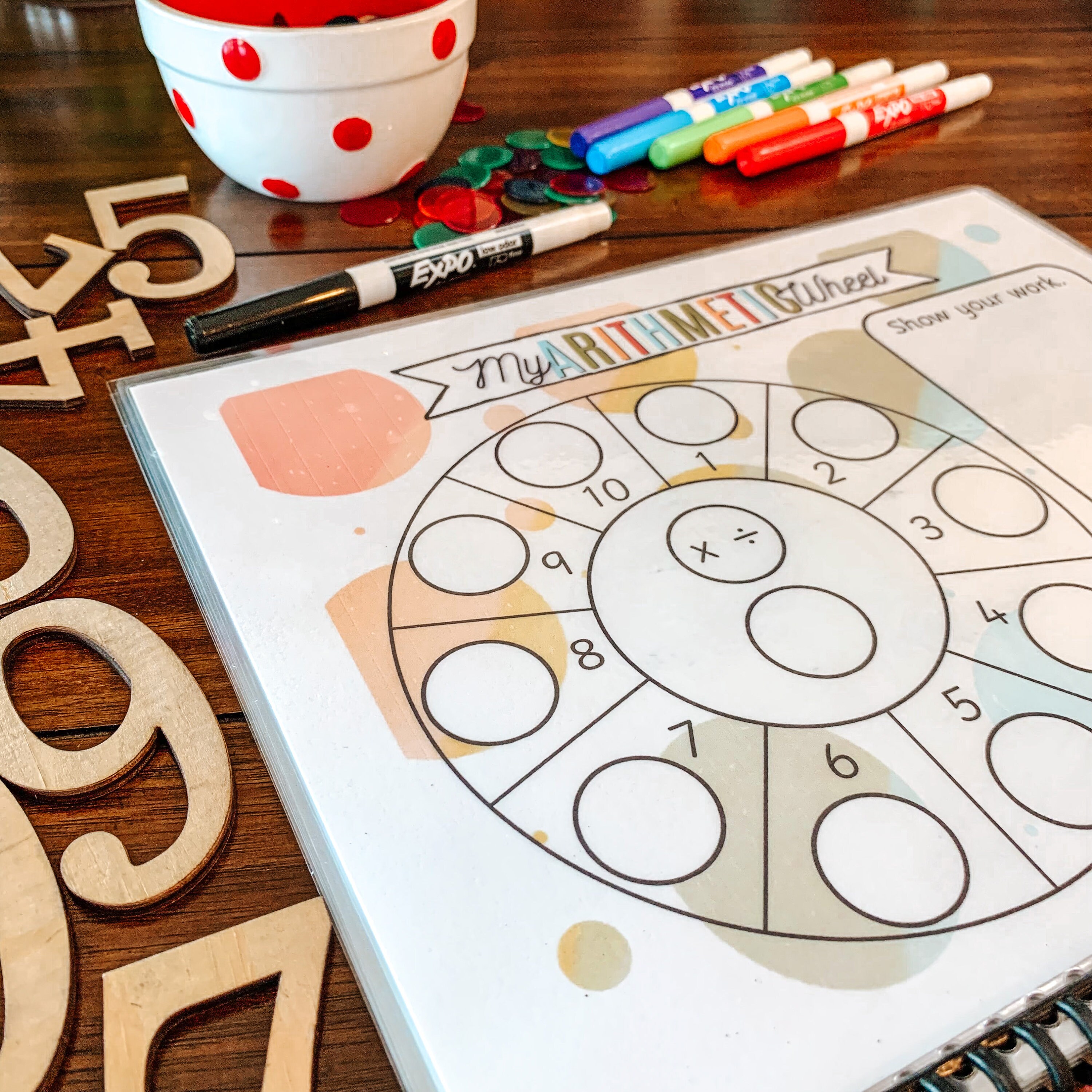 Multiplication and Division, Math Facts Printable Workbook, Elementary ...