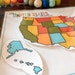 United States Map Puzzle, Printable U.S. Map Activity, Kids Geography ...