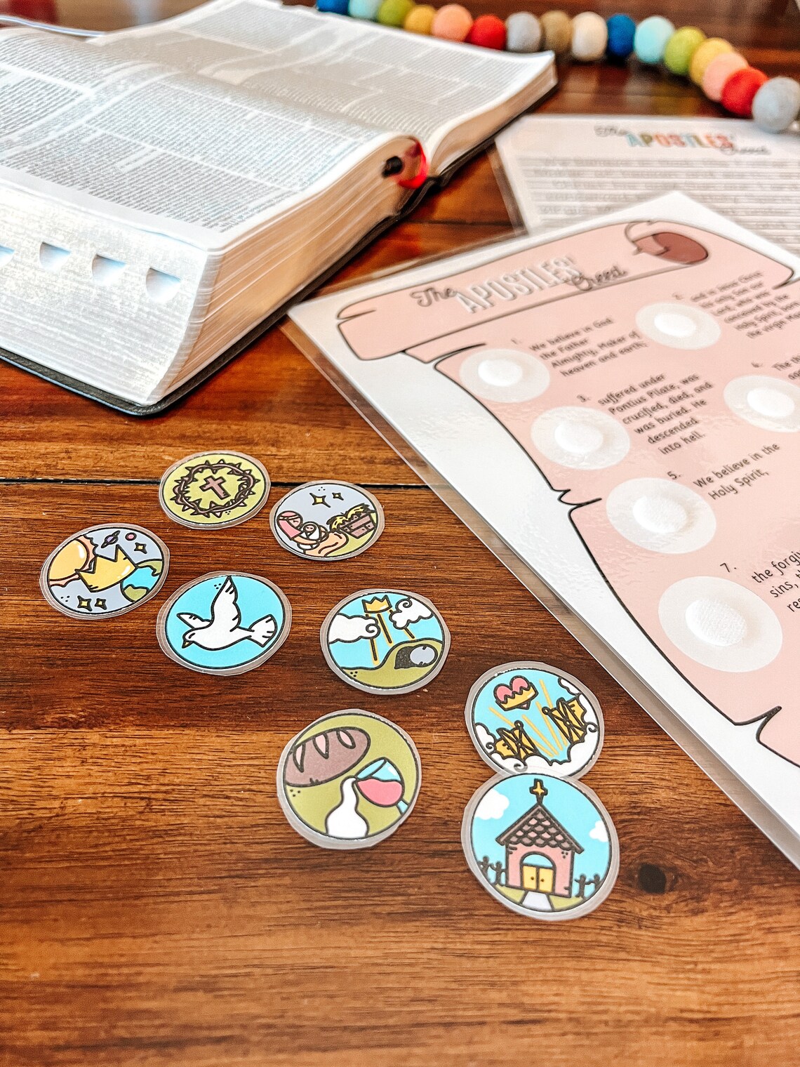 Apostles' Creed Printable Activity Set Theology Lesson - Etsy Australia