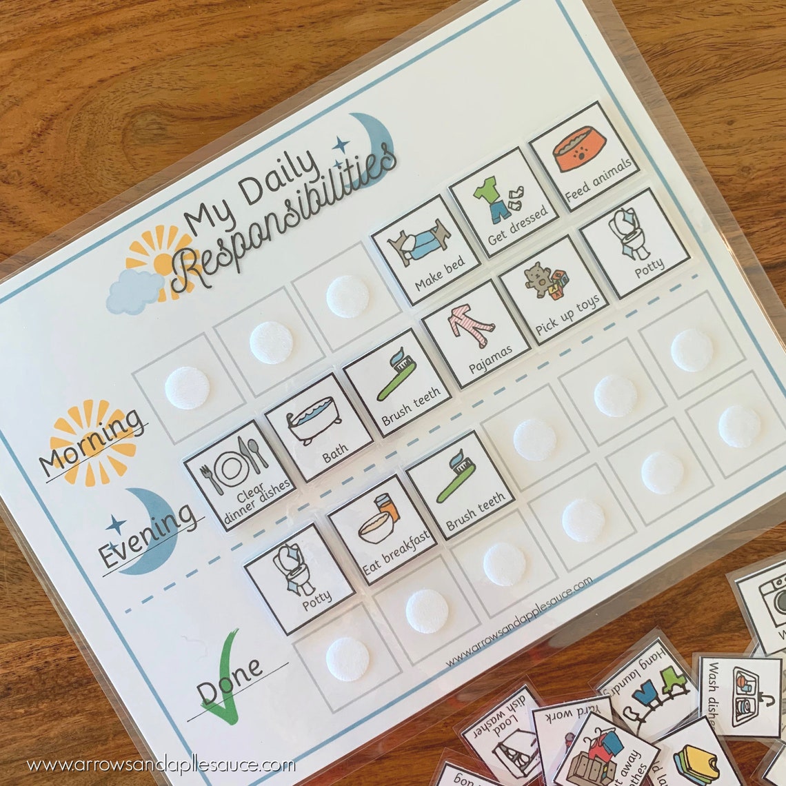 Daily Responsibilities Chore Chart Icons EXPANSION PACK - Etsy Canada