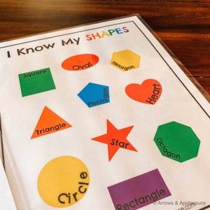 Shapes Activities Bundle, Printable Shape Game, Preschool Shapes, 3D ...