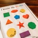 Shapes Activities Bundle, Printable Shape Game, Preschool Shapes, 3D ...