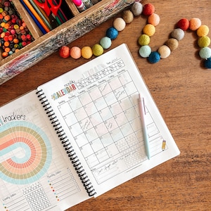 Lesson Planner, EDITABLE Calendar, Homeschool Schedule, Daily Weekly ...