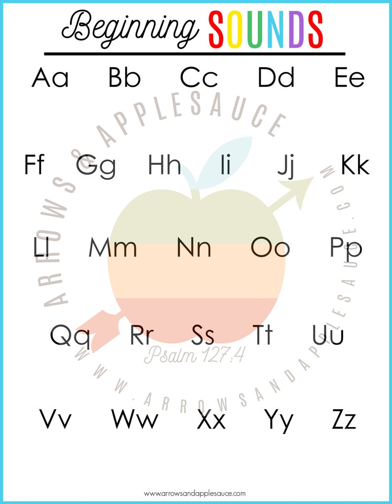 Beginning Sounds Alphabet Practice Vowel Sounds Classroom - Etsy Australia