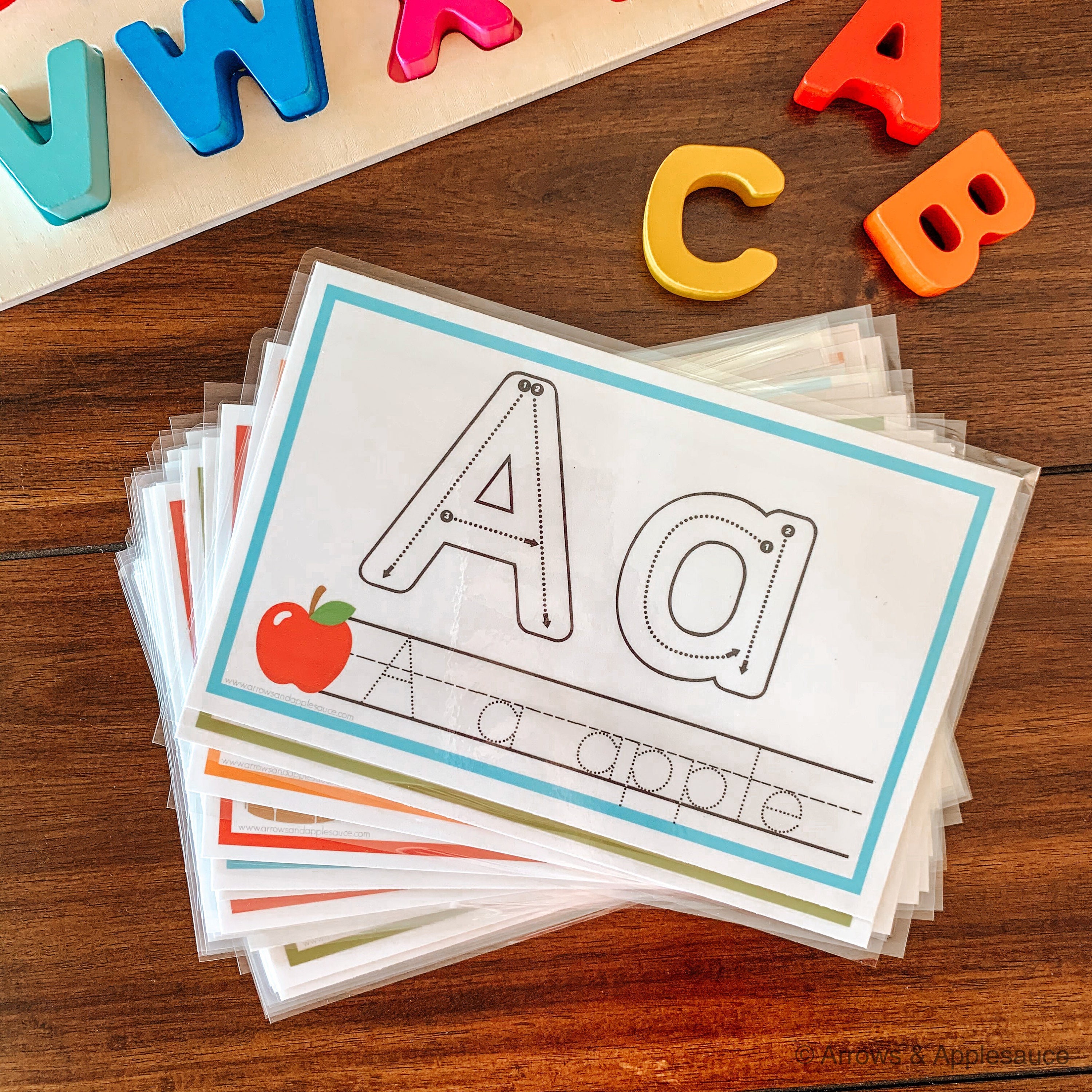 Alphabet Flashcards Printable Oversized ABC Cards Jumbo - Etsy Canada