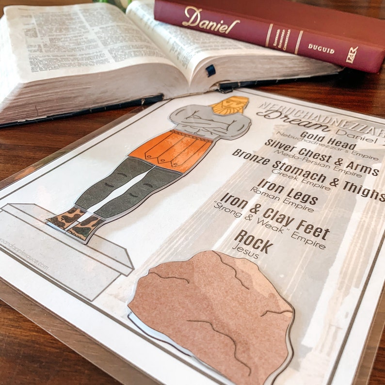 Daniel 2 Statue, Kids Bible Printable Activity, Nebuchadnezzar's Dream ...