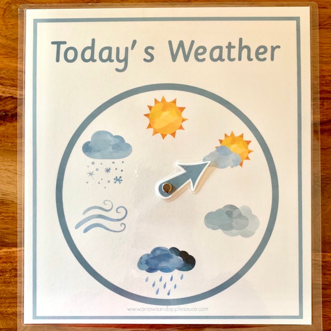 Montessori Weather Activity Set Printable Homeschool Weather | Etsy
