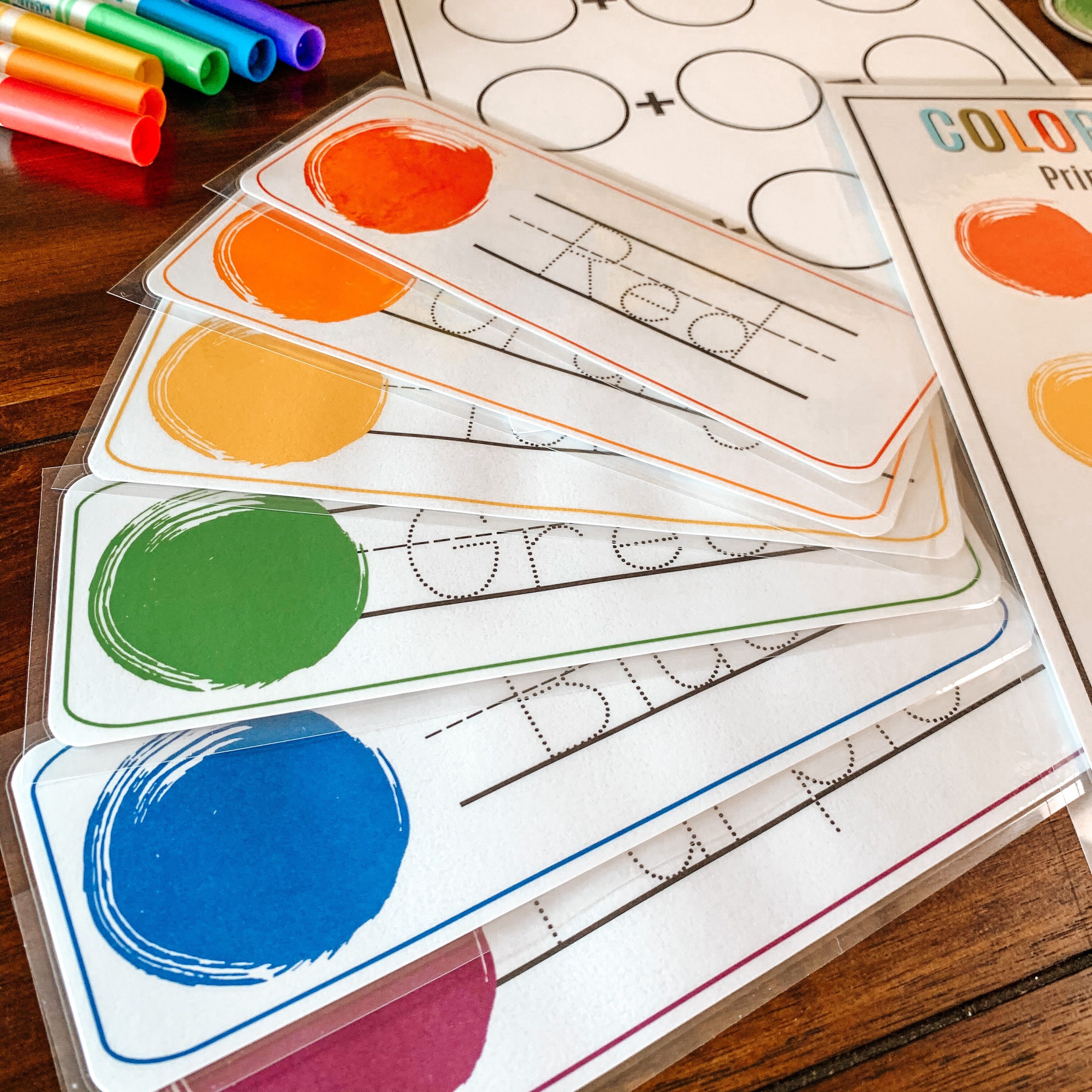 Primary and Secondary Color Mixing Bundle, Printable Color Activities ...