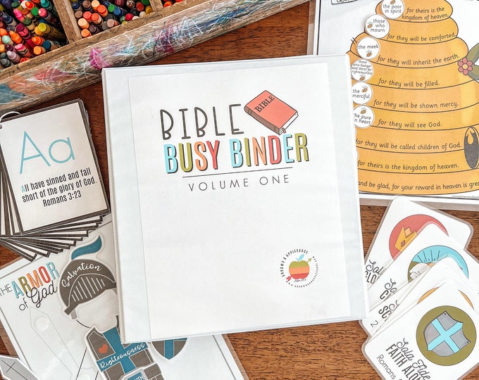 Bible Activities for Kids Noahs Ark Bible Busy Binder Bible Busy Book ...