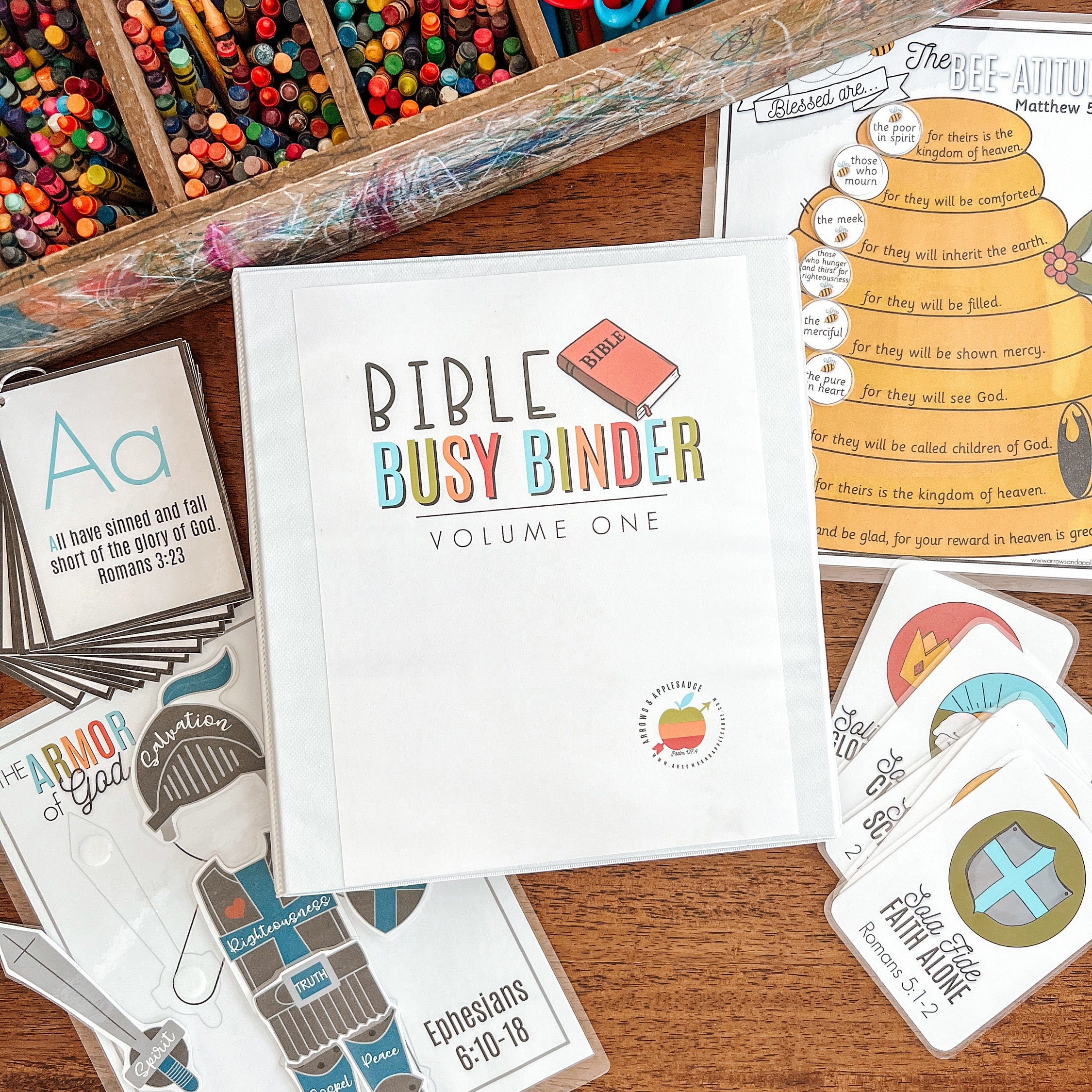 Bible Busy Binder Vol.1 Printable Starter Kit, Bible Activities, Sunday ...