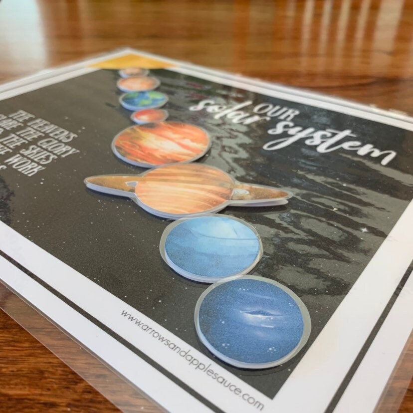 Solar System Printable Memory Game, Planets Activity, Learning About ...