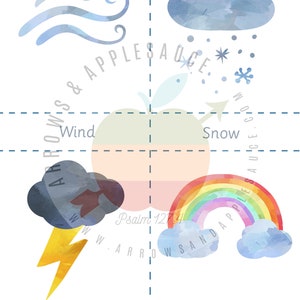 Montessori Weather Activity Set Printable Homeschool Weather - Etsy ...