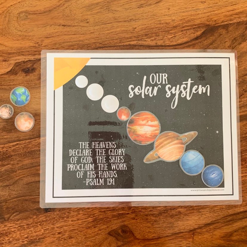 Solar System Printable Memory Game Planets Activity Learning - Etsy ...
