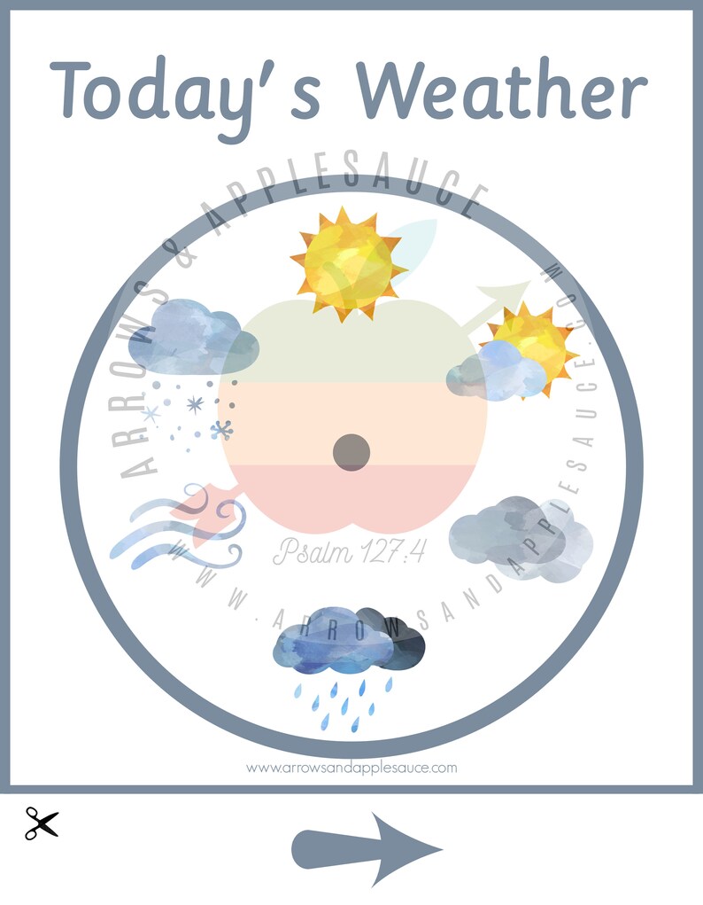 Montessori Weather Activity Set Printable Homeschool Weather - Etsy ...