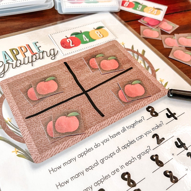 Multiplication + Division Fact Family Math Practice Set, Printable ...