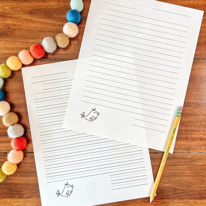 Letter Writing Activity Set, Printable Letter Anatomy Writing Guide ...