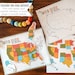 United States Map Puzzle, Printable U.S. Map Activity, Kids Geography ...