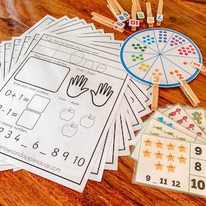 Numbers 1-10 Printable Math Bundle, Preschool & Kindergarten Math ...