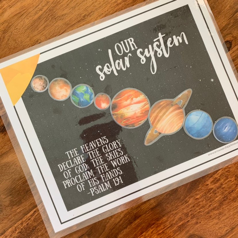 Solar System Printable Memory Game, Planets Activity, Learning About ...