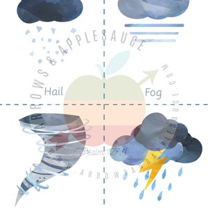 Montessori Weather Activity Set Printable Homeschool Weather - Etsy ...