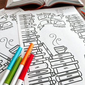 Bible Reading Trackers, Printable Journaling Page, Bible Bookmarks ...