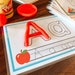 Alphabet Flashcards, Printable Oversized ABC Cards, Jumbo Tracing Cards ...