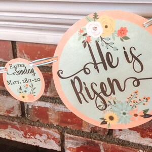 Easter Holy Week Countdown, Printable Banner & Bible Verses, Christian ...