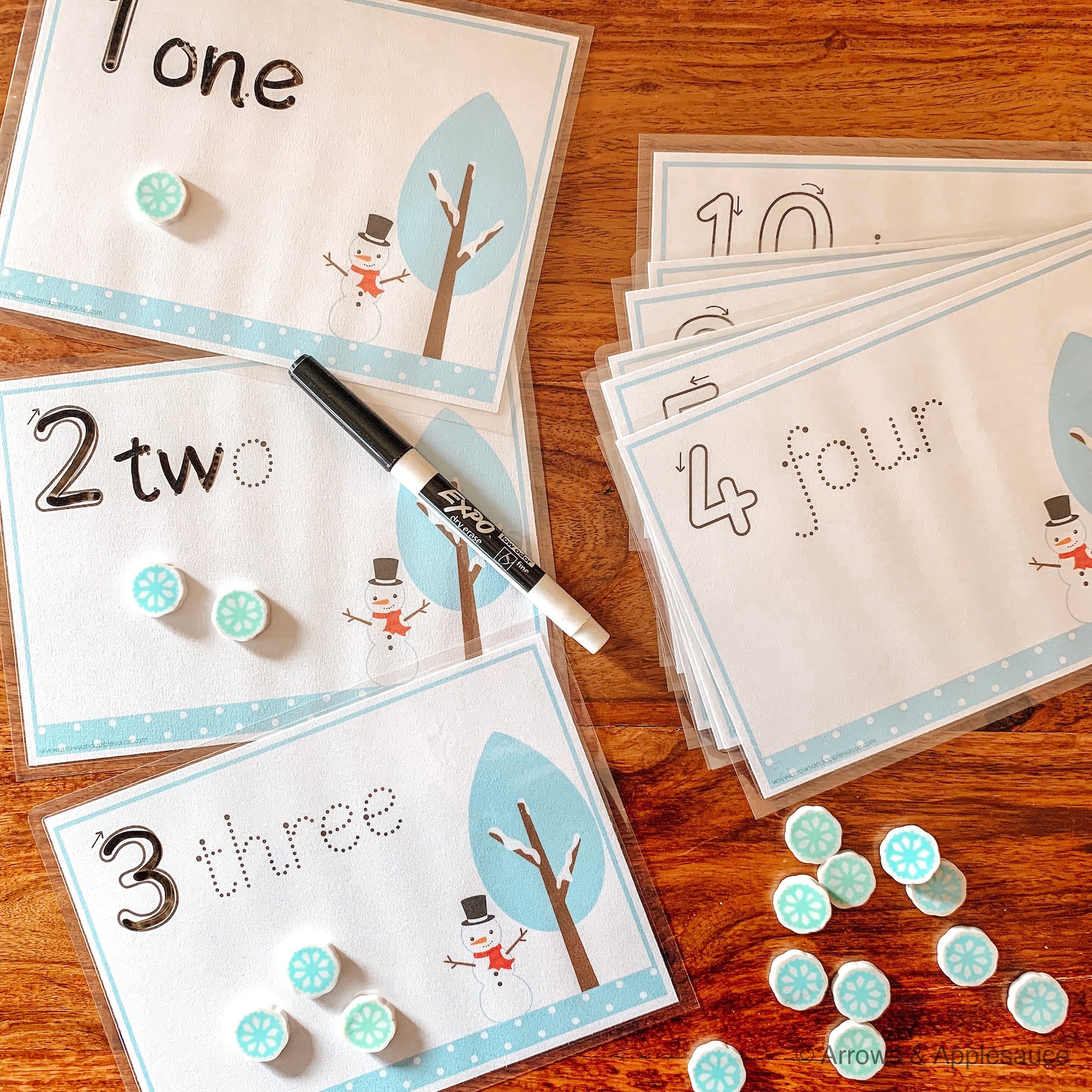 Preschool Math Printable Winter Activity Pack Homeschool - Etsy