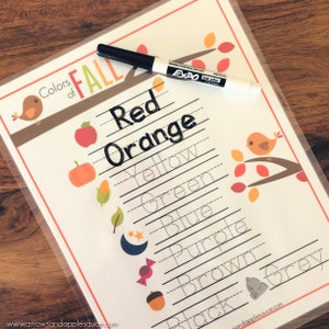 Fall Preschool Activity PRINTABLE Bundle, Alphabet Puzzles, Tracing ...