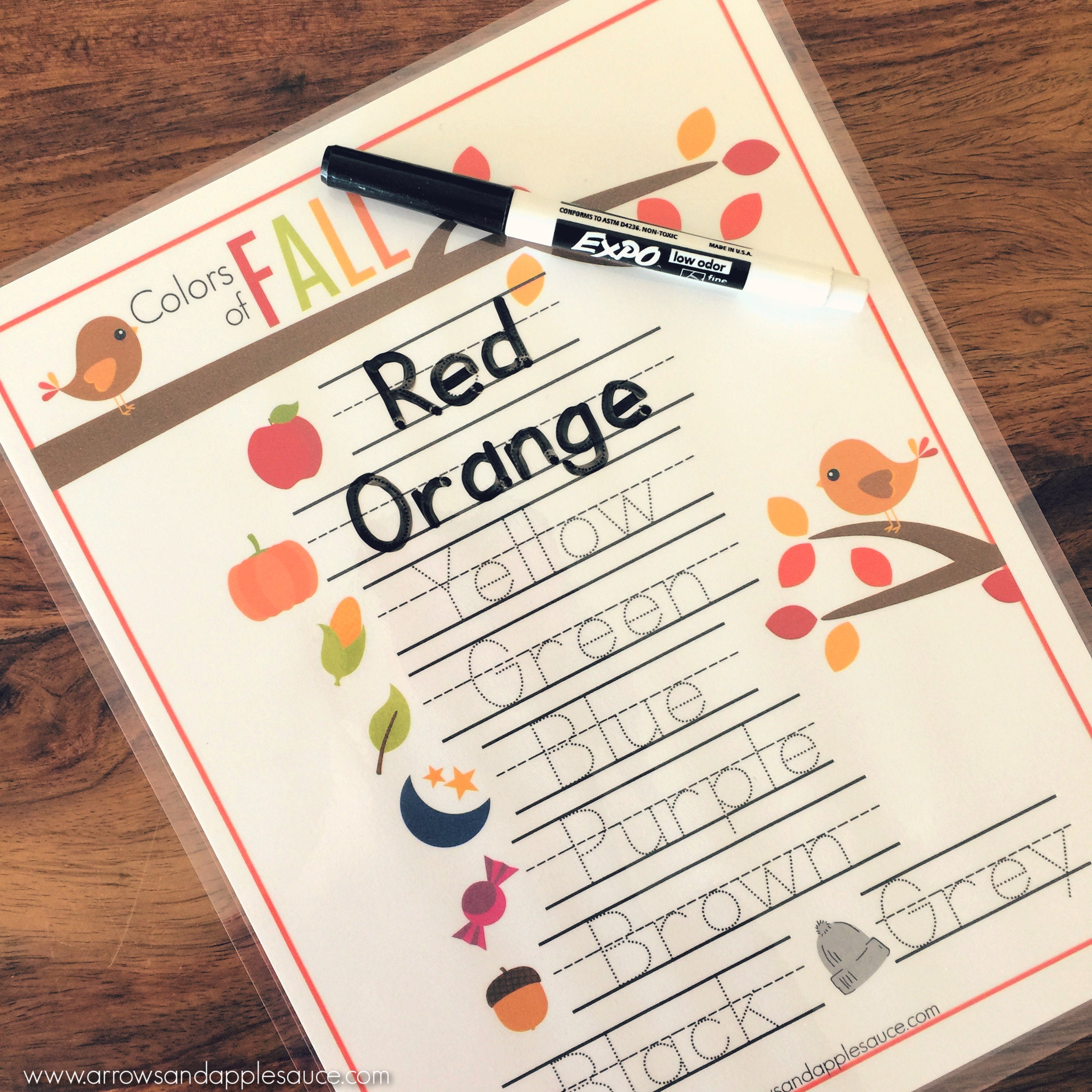 Fall Preschool Activity PRINTABLE Bundle, Alphabet Puzzles, Tracing ...